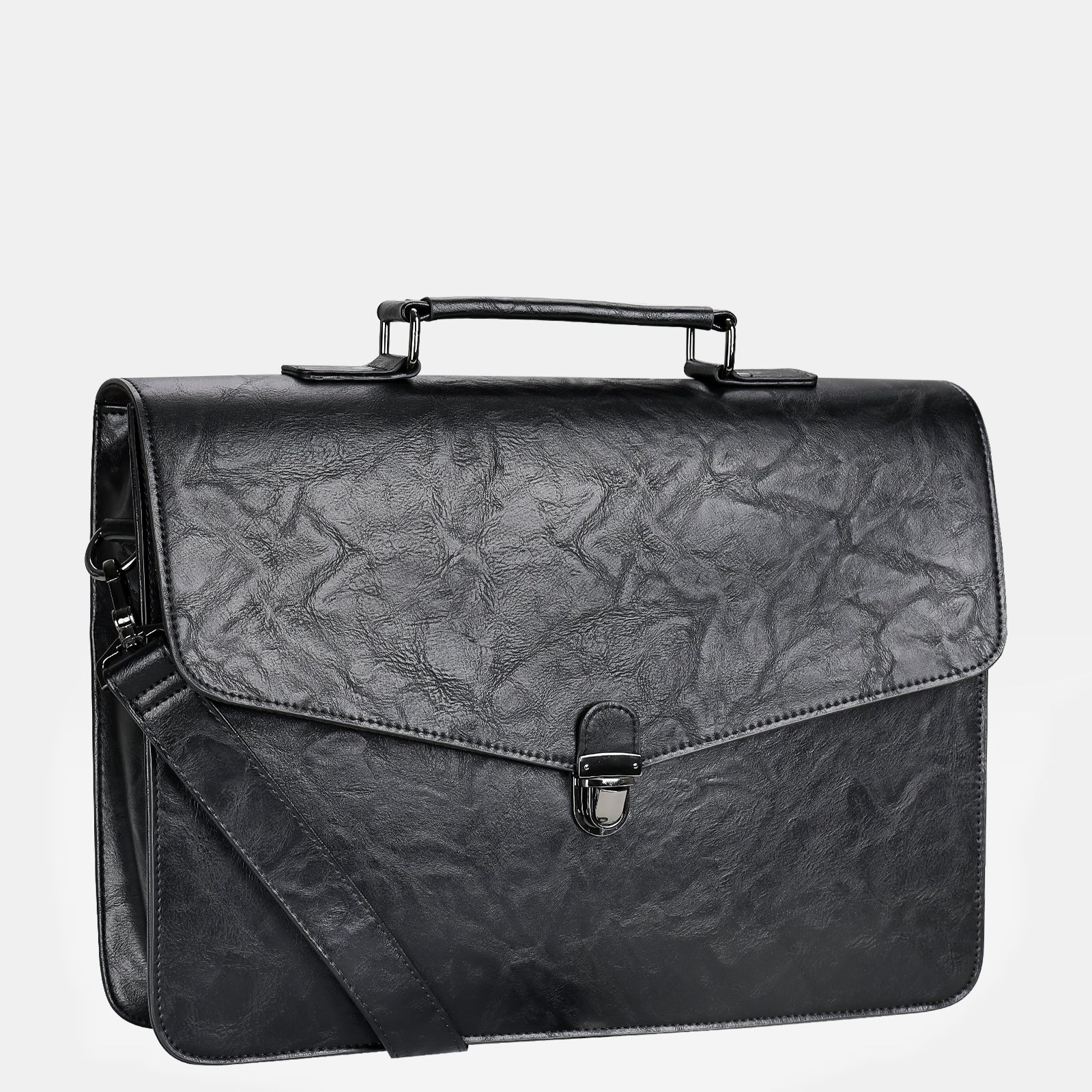 ESTARER MEN'S LEATHER BRIEFCASE